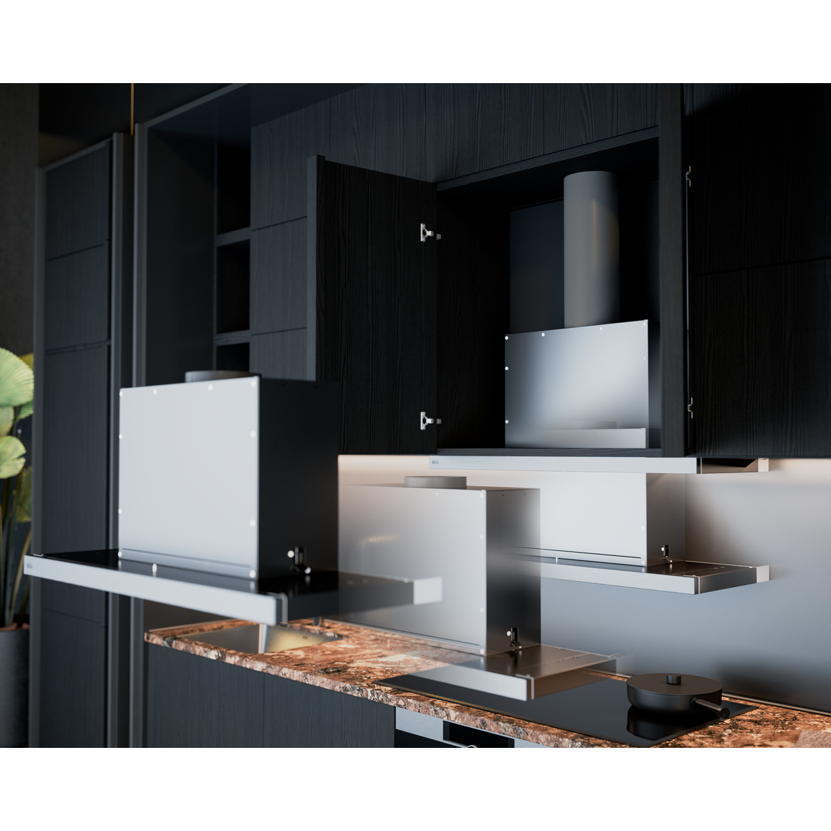 5000 Extractor 60 cm Integrert ventilator | AEG