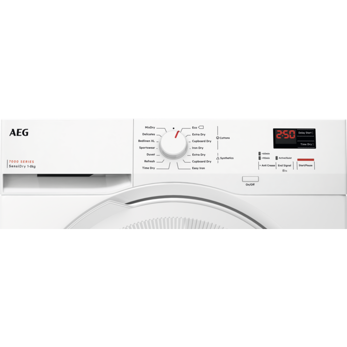 7000 SensiDry® 8 kg Tørketrommel Varmepumpetrommel | AEG